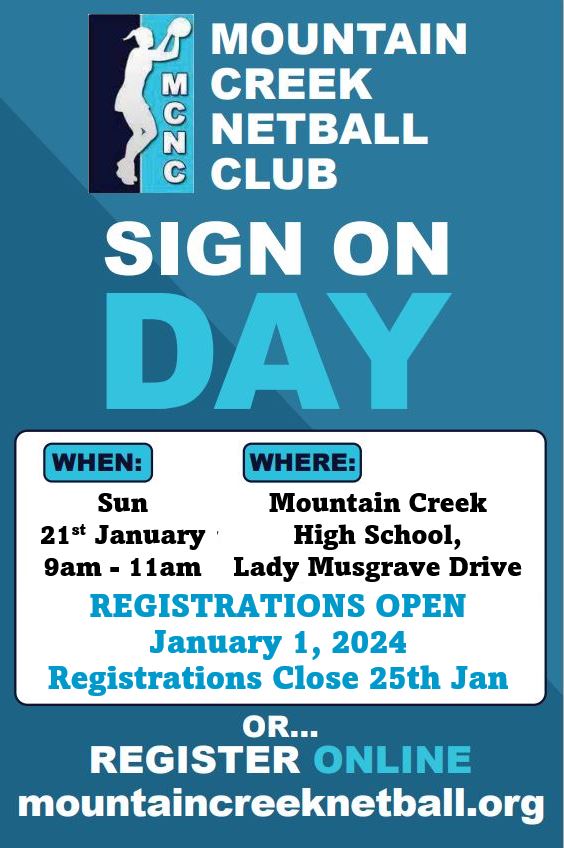 Home | Mountain Creek Netball Club